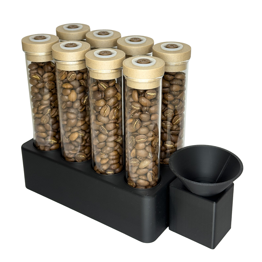Single Dose Coffee Bean Storage Tubes Kit - CAFISTIQ